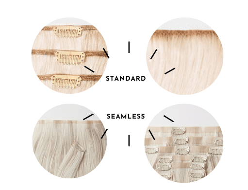 Seamless VS Standard Clip Extensions | Hickenbick Hair